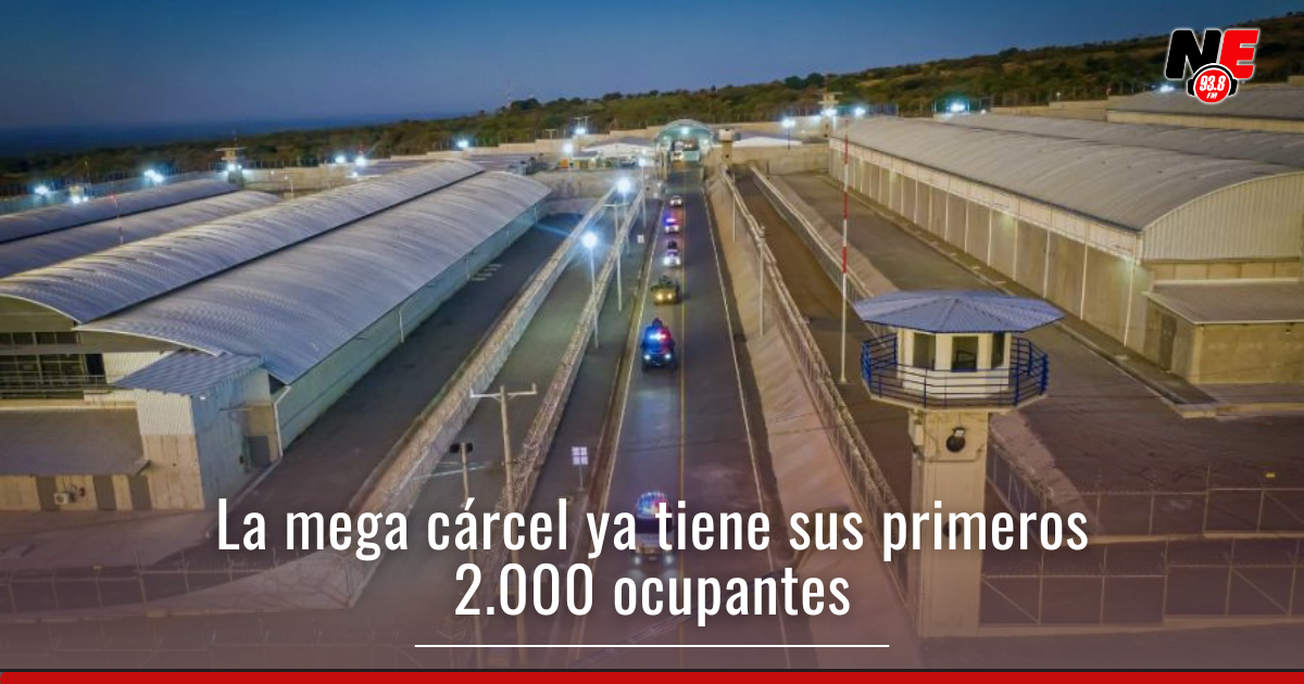 Así es la cárcel con cupo para 40.000 reclusos construida en El Salvador