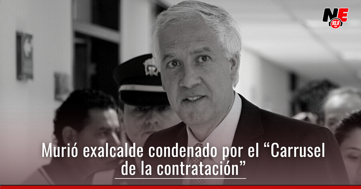 Falleció el exalcalde de Bogotá Samuel Moreno